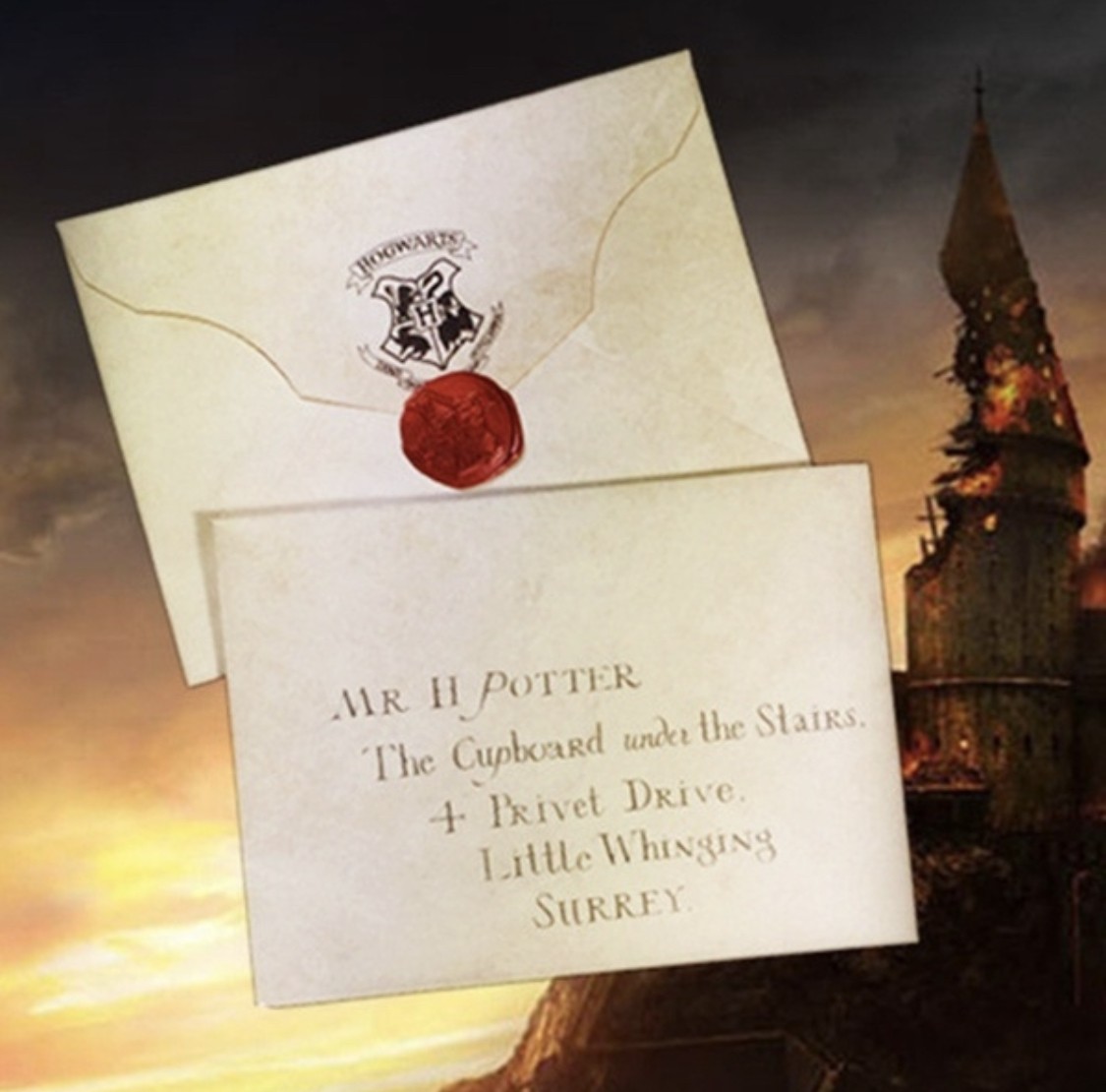 Carta De Hogwarts De Harry Potter