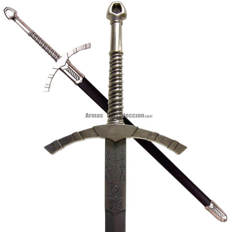 Espada medieval siglo XIV Denix 4183/NQ decorativa con vaina